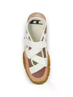 DIESEL® Panelled Strap Sneakers - Brown