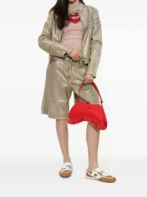 DIESEL® Panelled Strap Sneakers - Brown