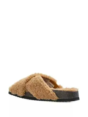 DIESEL® Crossover Strap Sandals - Neutrals