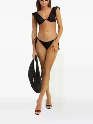 DEL MAAR Crochet-knit Bikini Bottom