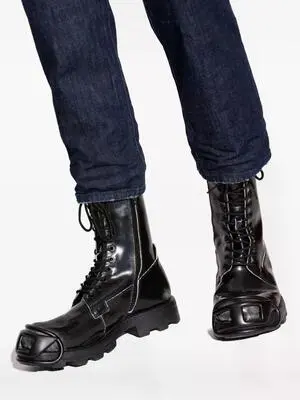 DIESEL® D-hammer Lace-up Boots - Black