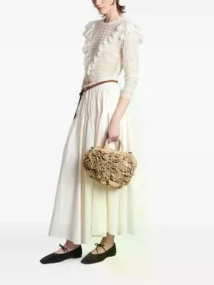 Antik Batik Flowi Lace-trimmed Top