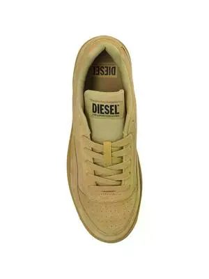 DIESEL® Logo-patch Lace-up Sneakers - Neutrals