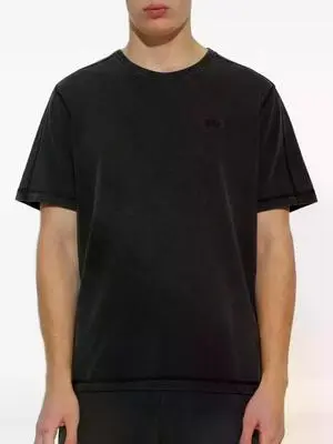 DIESEL® T-adjind-new Logo Appliqué T-shirt - Black