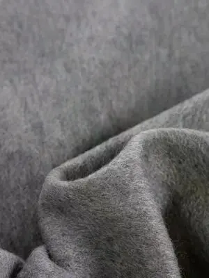 Max Mara Fringed Cashmere Scarf - Grey