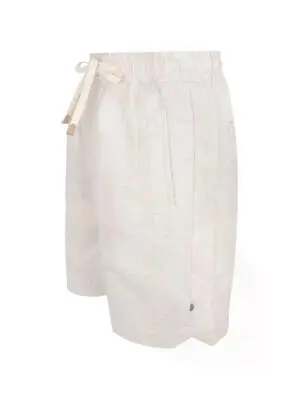Eleventy Paisley-print Drawstring Shorts - Neutrals