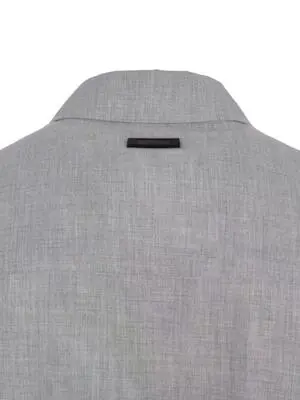 Peserico Slub-texture Button-pocket Jacket - Grey
