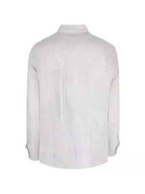 Peserico Striped Linen Shirt - Neutrals
