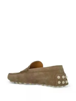 TOD'S Gommino Suede Loafer - Neutrals