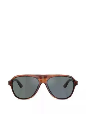 Oliver Spencer Paul Newman Aviator Sunglasses - Brown