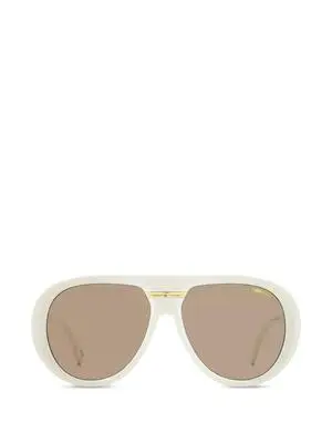 Carrera Eyewear Pilot-frame Sunglasses - White