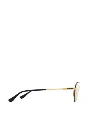 Dita Double-bridge Glasses - Gold