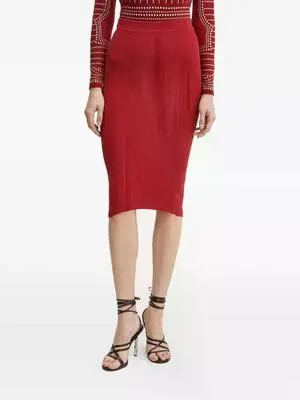 Guess Ribbed Knit Pencil Skirt