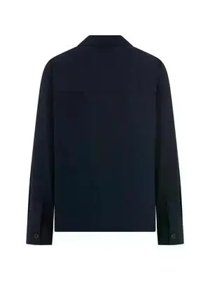 SLOWEAR Button-up Shirt Jacket - Blue