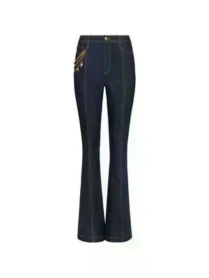 Cinq À Sept The Love Token Shailene Chain Jeans - Blue