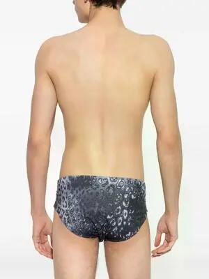 DIESEL® Printed Swim Trunks - Grey