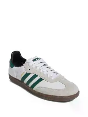Adidas Samba Adv Striped Sneakers - White