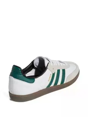 Adidas Samba Adv Striped Sneakers - White