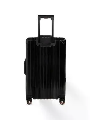 DIESEL® Ribbed Logo-plaque Suitcase - Black