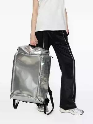DIESEL® Logo-print Metallic-effect Backpack