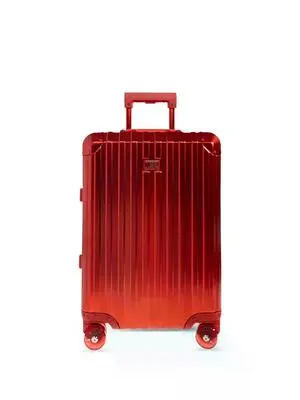 DIESEL® Metallic Grooved Luggage - Red