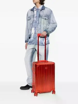 DIESEL® Metallic Grooved Luggage - Red