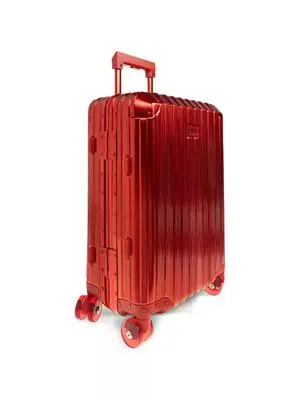 DIESEL® Metallic Grooved Luggage - Red