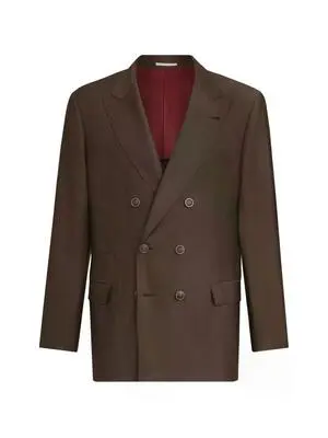 Brunello Cucinelli Virgin-wool And Cashmere One-and-a-half Breasted Deconstructed Blazer