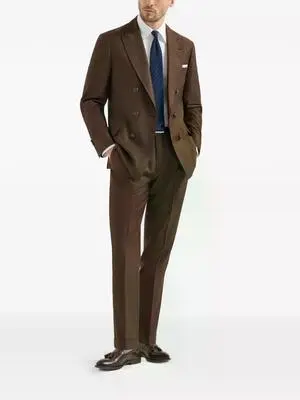 Brunello Cucinelli Virgin-wool And Cashmere One-and-a-half Breasted Deconstructed Blazer