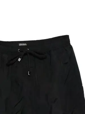 Zegna Drawstring Swim Shorts - Black