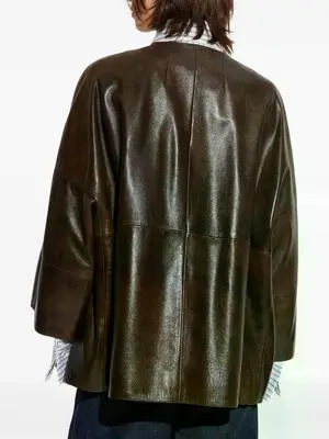 Max Mara Gambero Zip-up Jacket - Brown
