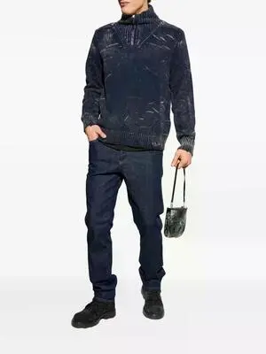 DIESEL® K-maxime Zip-up Sweater - Blue