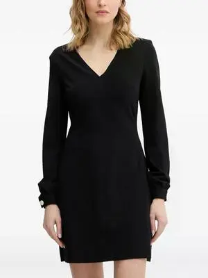 Guess V-neck Mini Dress - Black