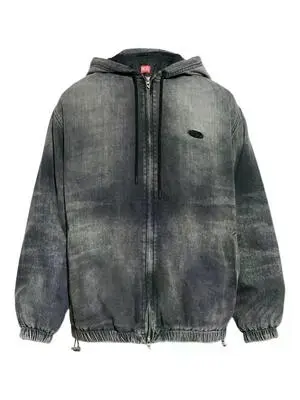 DIESEL® Hooded Zip Jacket - Grey