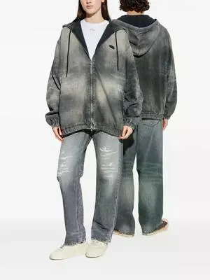 DIESEL® Hooded Zip Jacket - Grey