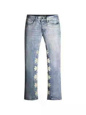 LOSTSHDWS Floral Embroidered Jeans - Blue