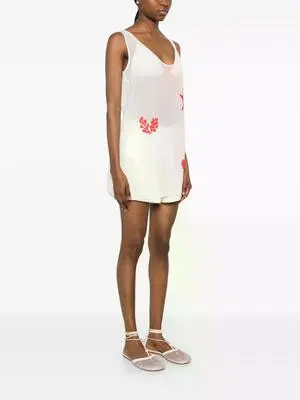 MC2 SAINT BARTH Raya Bead-embellished Mini Dress