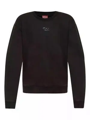DIESEL® Crew-neck Sweatshirt With Logo Detail