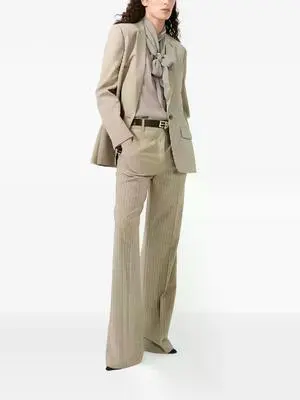 Barbara Bui Pinstripe Wide Leg Trousers
