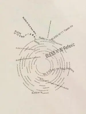 BLESS Word-print T-shirt - Neutrals