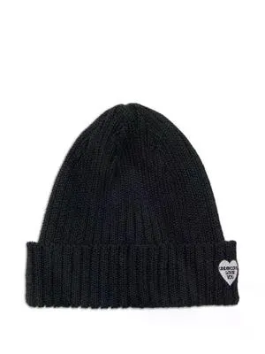 Undercover Ribbed-knit Beanie - Black