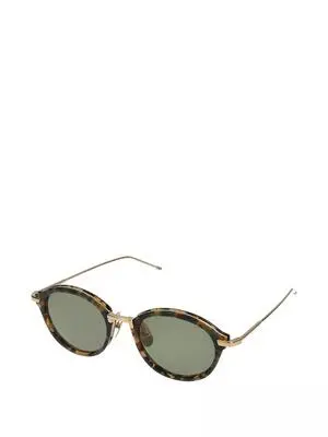 Thom Browne Tortoiseshell Round-frame Sunglasses