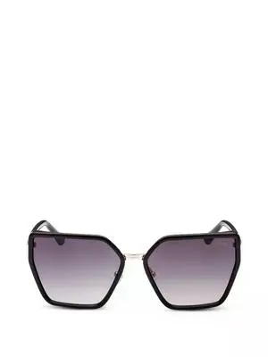Guess Geometric Frame Sunglasses - Black