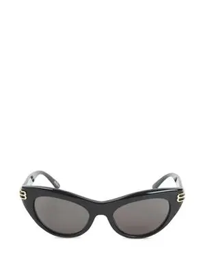 Balenciaga Bb Logo Cat-eye Sunglasses - Black