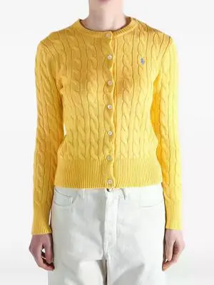 Polo Ralph Lauren Cable-knit Cardigan - Yellow