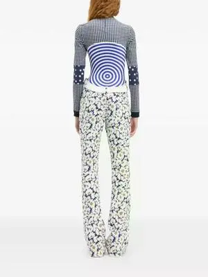 JEAN PAUL GAULTIER Long-sleeve Gingham Top