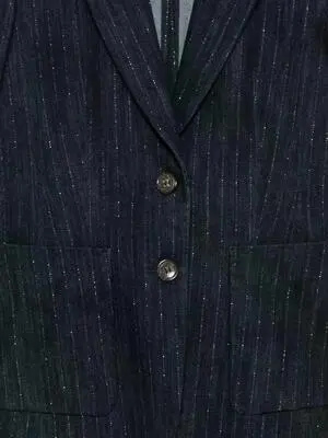 LUISA CERANO Pinstripe Single-breasted Blazer