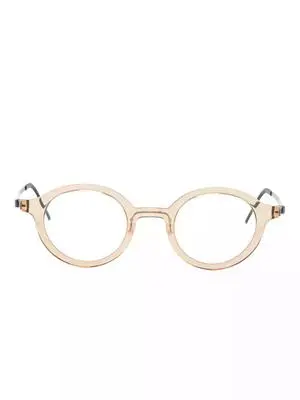 LINDBERG Acetanium Round-frame Glasses - Neutrals