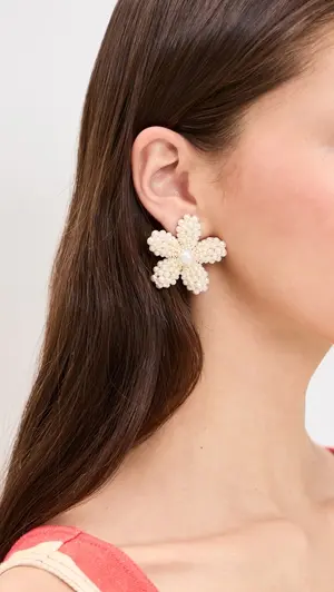 Deepa Gurnani Venetia Floral Earrings