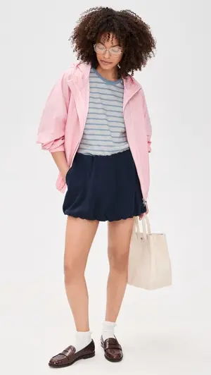 DUNST Mini Volume Skirt - Navy